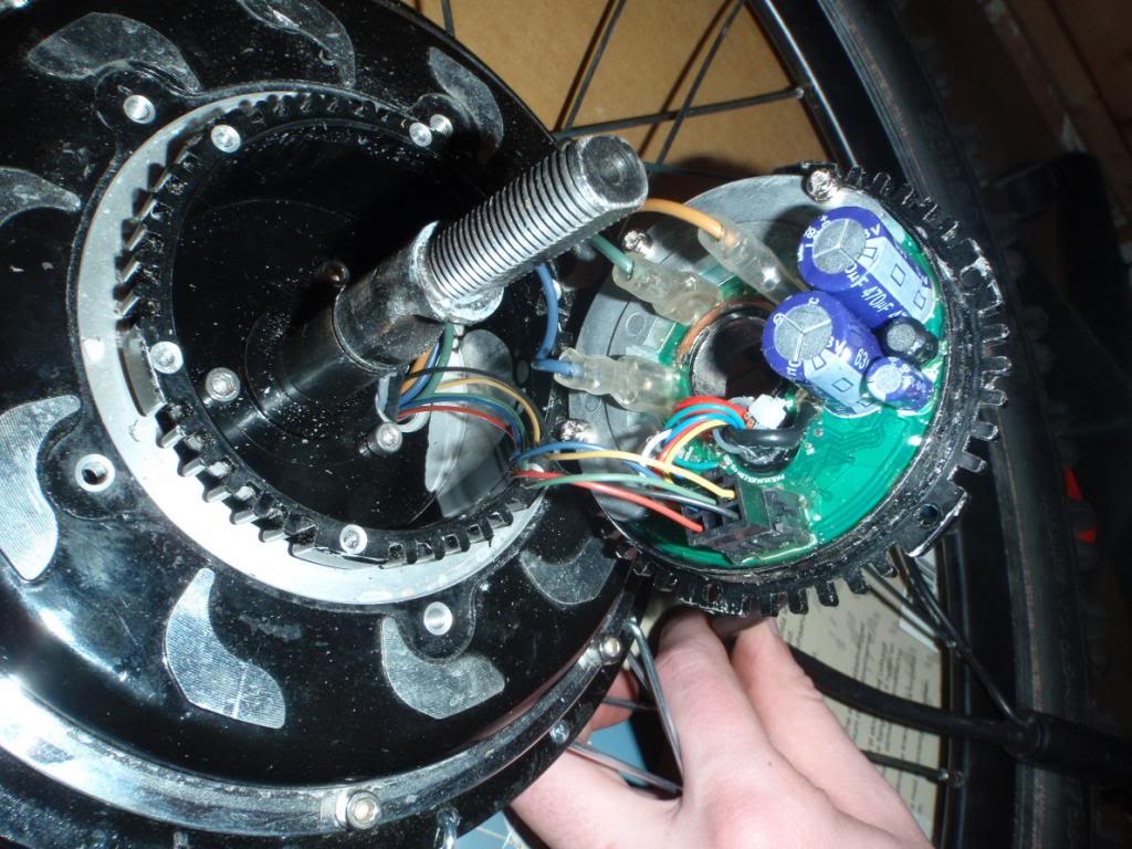 Magic pie 3 internal controller wiring connecting to the motor